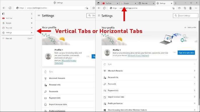 How To Enable Vertical Tabs In Microsoft Edge Browser
