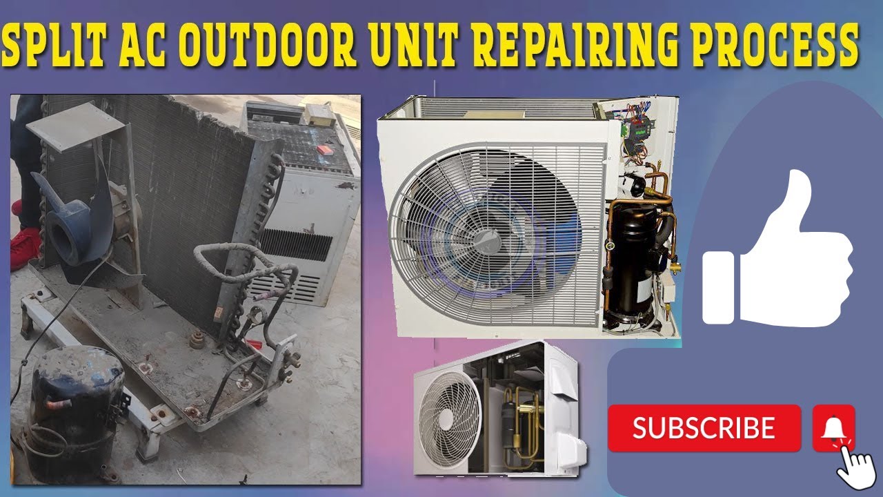 Split AC Outdoor unit full Repairing - YouTube