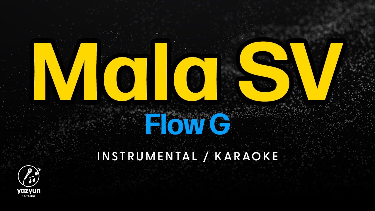 Flow G - Mala SV (Karaoke) - YouTube