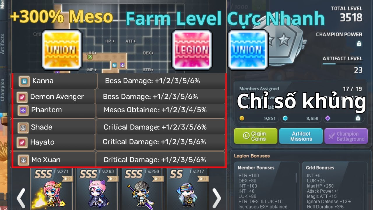 Tăng Sức Mạnh Tài Khoản Của Bạn Bằng Cách Farm Legion & Farm Link Skill ...