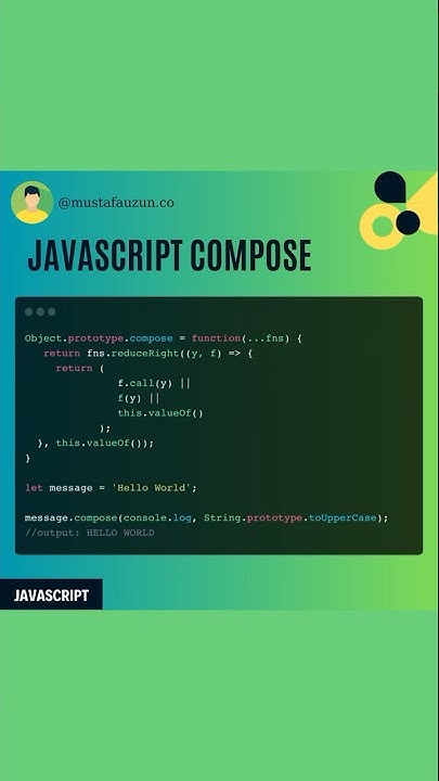 Javascript, Compose #javascript - YouTube