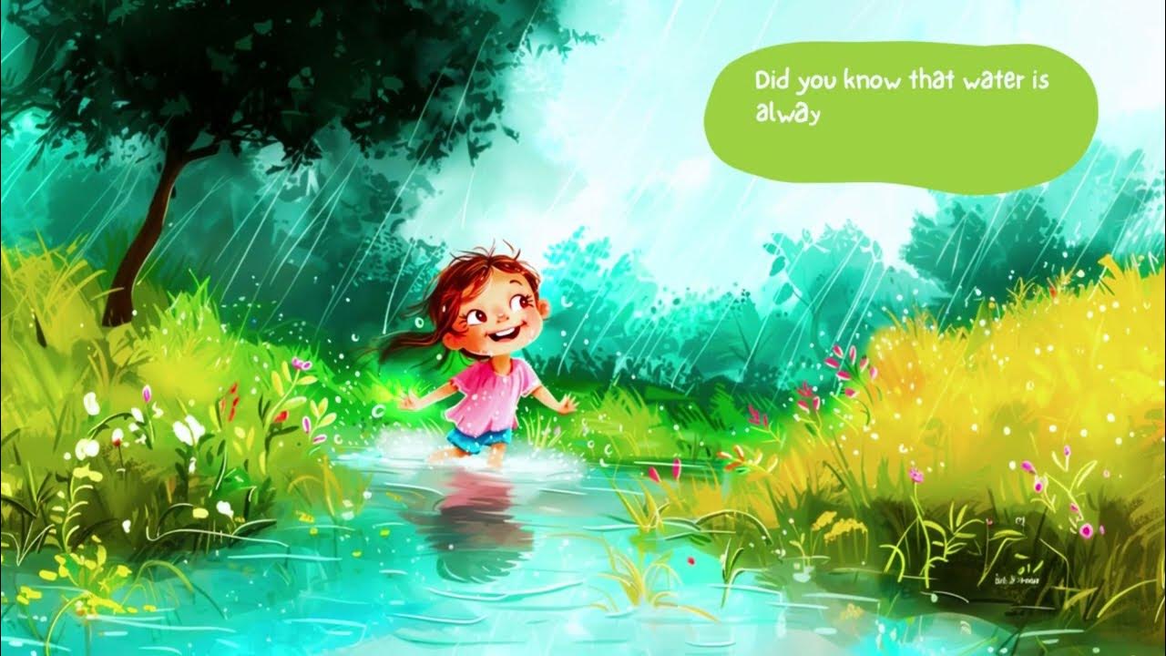 💧 The Water Cycle Explained! 🌧️ How Water Travels Through Nature | Fun ...