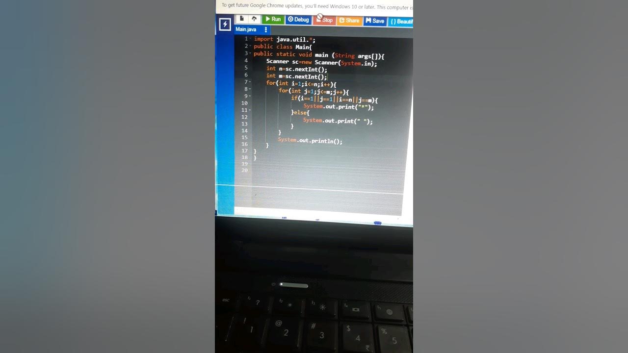 How to create hellow rectangle patterns input by user in java programming #javacode #javapattern ...