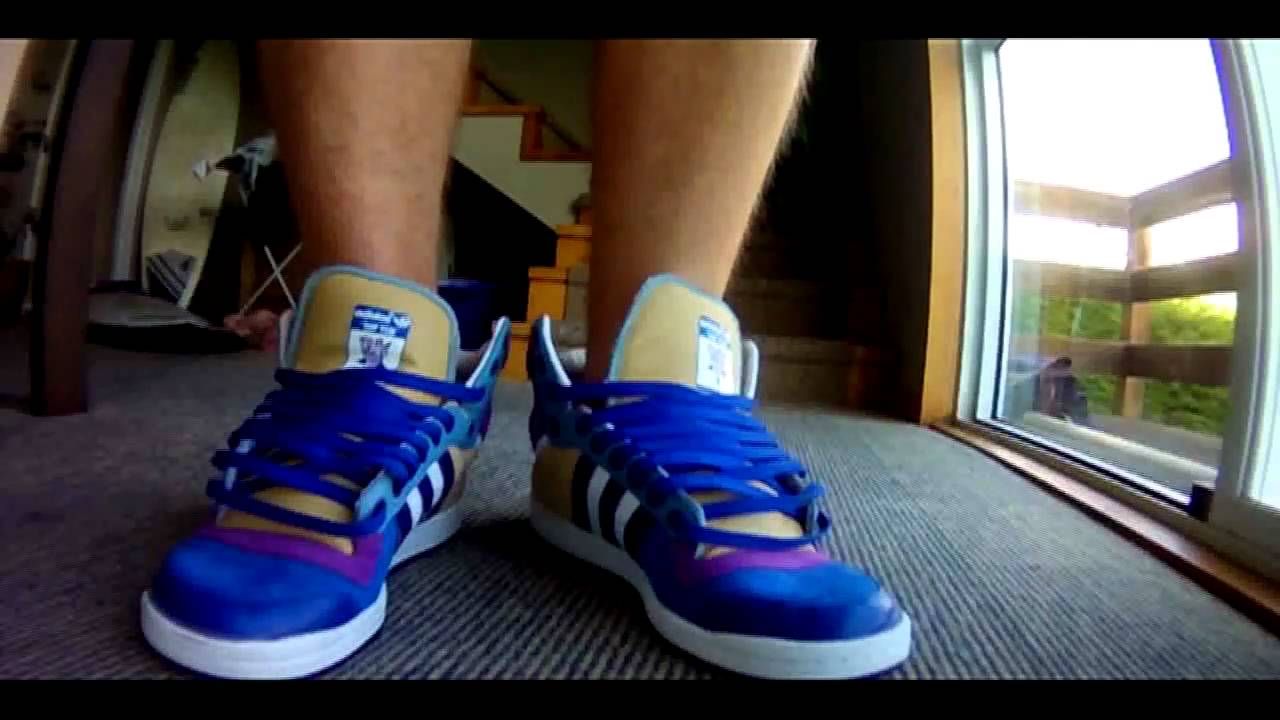 adidas top ten sockless - YouTube
