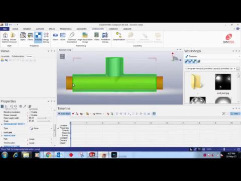 INDUCING FLUID FLOW ANIMATION THROUGH SOLIDWORKS COMPOSER. - YouTube