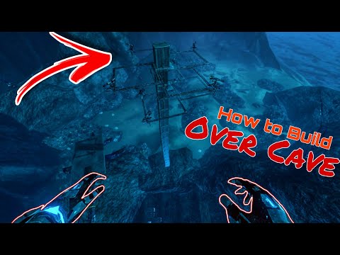 How to Build over Underwater Cave | Ark Mobile PvP