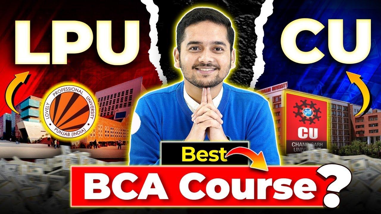 💥BCA 2025 Chandigarh University vs Lovely University🤔LPU vs CU BCA! # ...