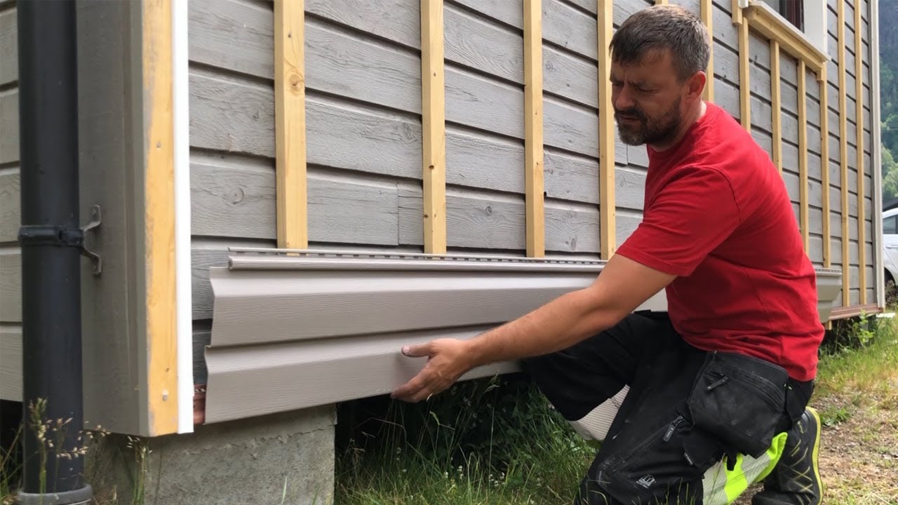 Montere kledning utenpå gammel kledning. - YouTube