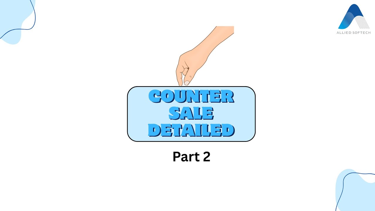08. Counter Sale Detail Part 2 - YouTube