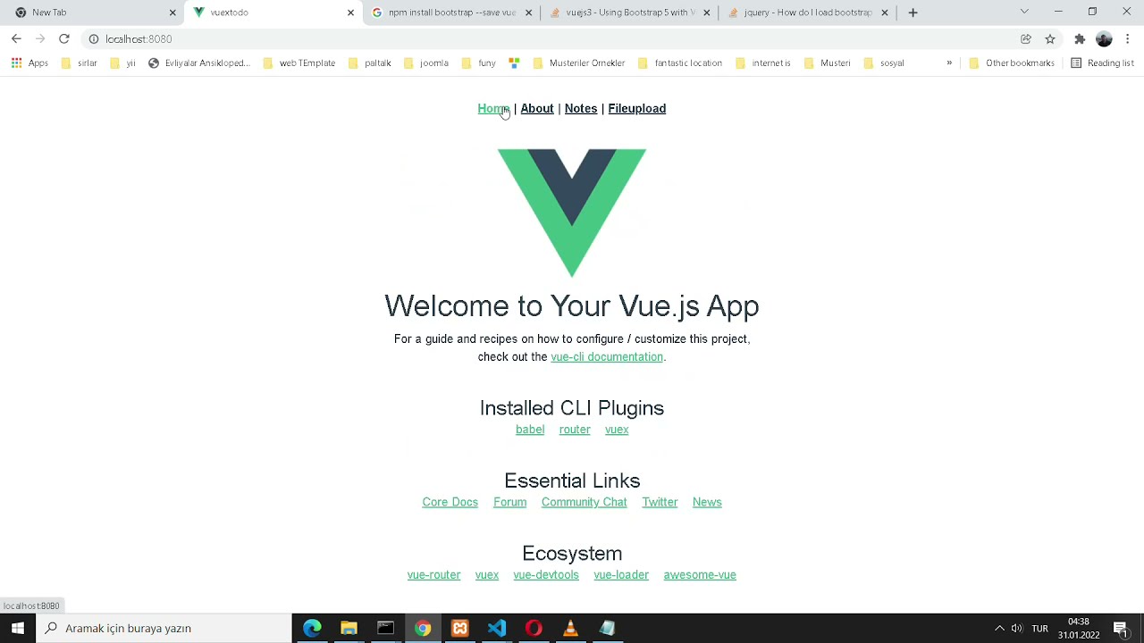 Vue3, install Bootstrap 5 with npm , windows 10 command line - YouTube