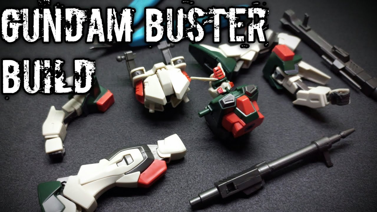 HG Buster Gundam Build | Speed Build Buster Gundam | Review Unboxing ...