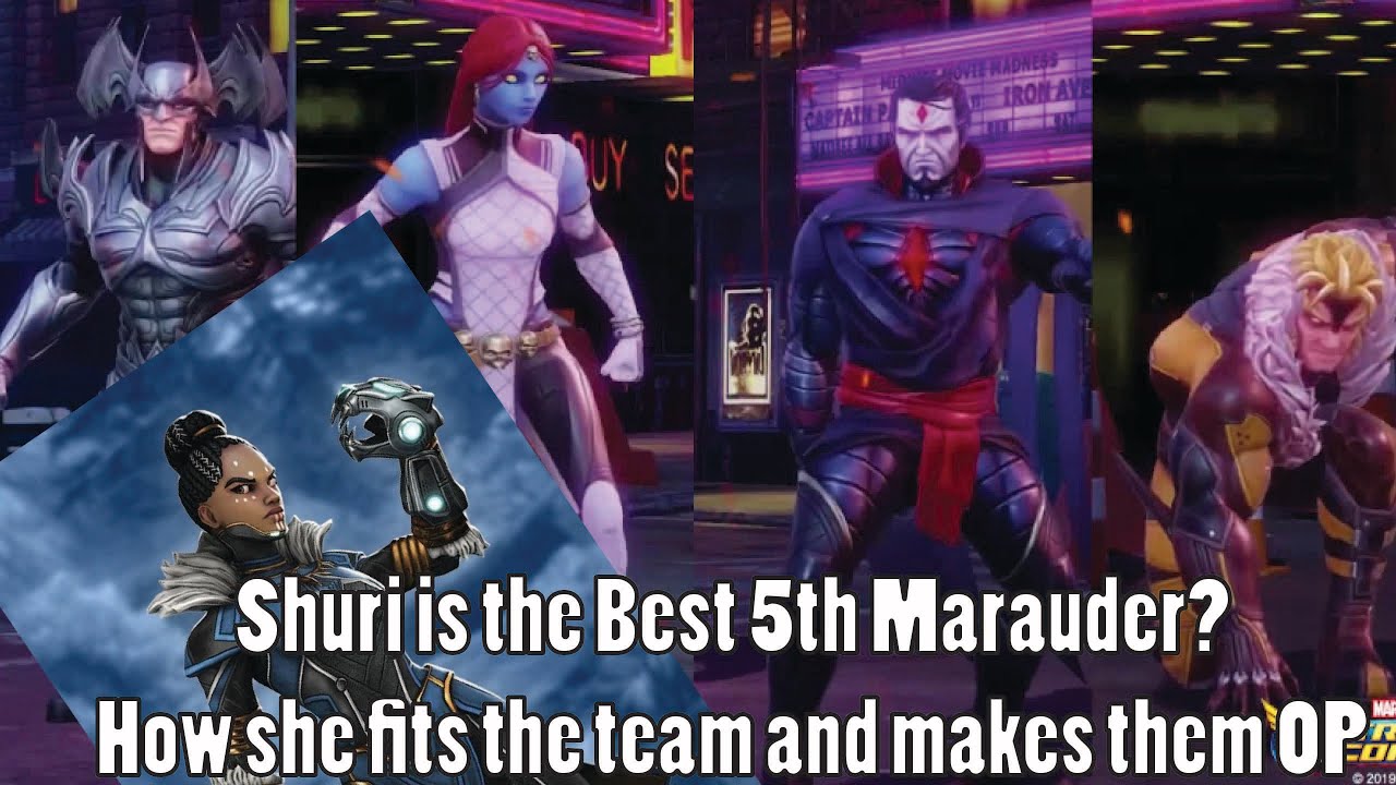 Shuri is the best 5th Marauder? How she fits the team and makes them OP ...
