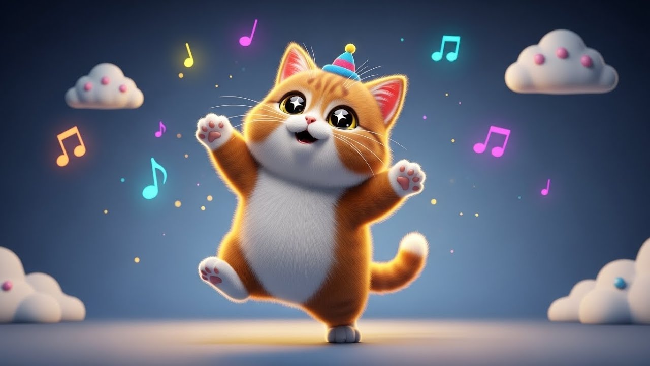Dancing Cat Party 🐱🎶 Fun Kids Songs & Nursery Rhymes Compilation and ...