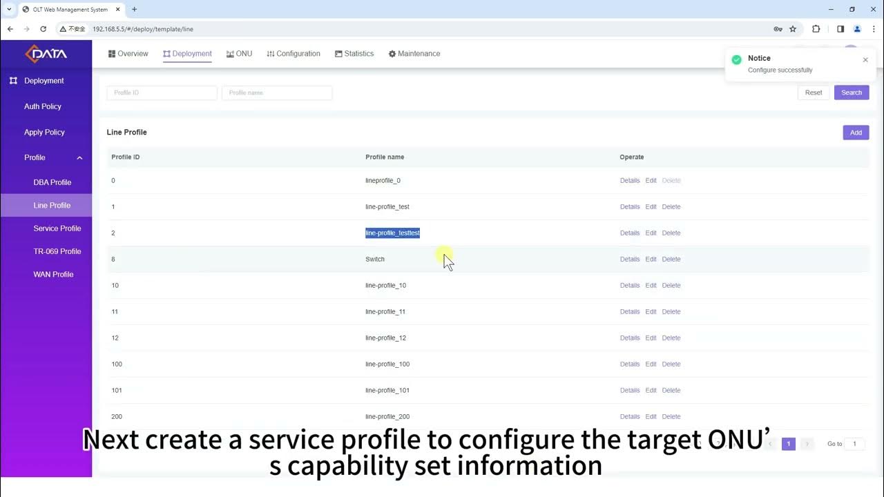 Mastering Internet Service Setup | C-Data OLT Web Tutorial - YouTube