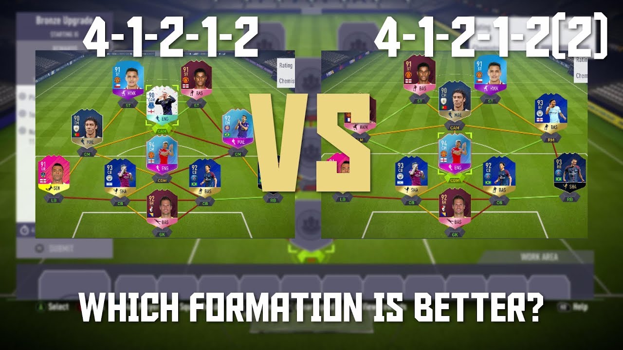 Which Is The Better Formation, 41212 Wide VS 41212 Narrow? - FIFA 18 ...