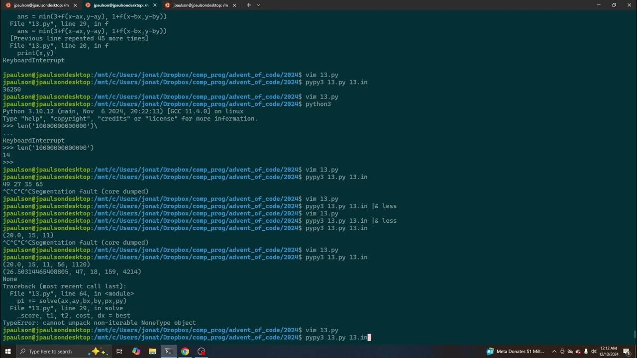 Advent of Code 2024 Day 13 - YouTube