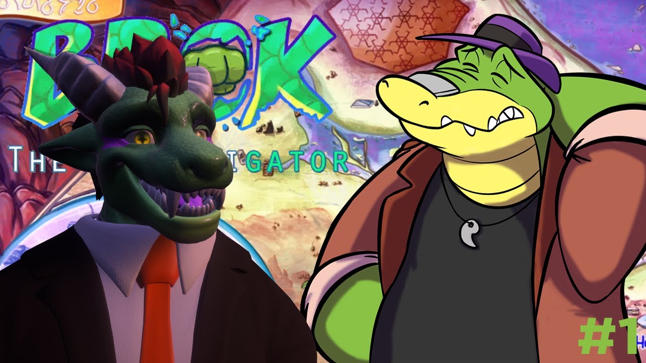 AN ALLIGATOR DETECTIVE GAME! | BROK The InvestiGator (Part 1) - YouTube