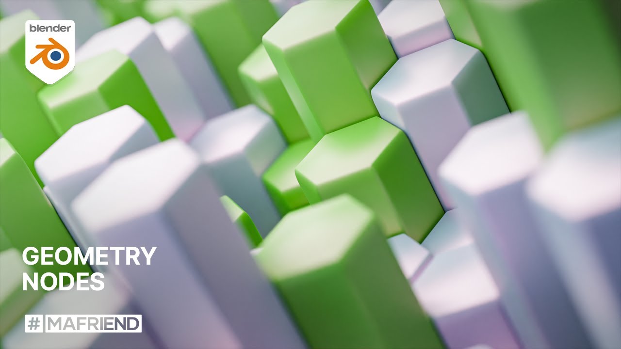 Mastering Blender's Geometry Nodes: Easy Hexagon Background Animation Tutorial - YouTube