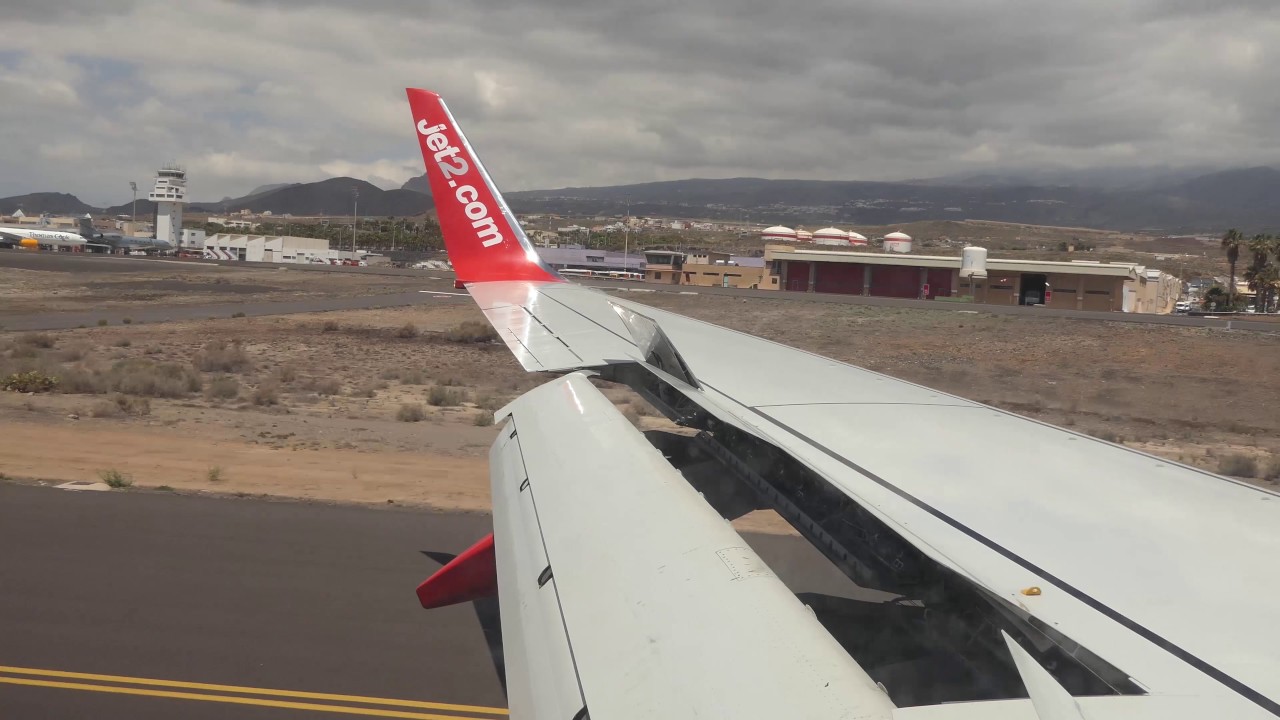 Jet2 B737 approach and landing Tenerife - 4K/UHD - YouTube