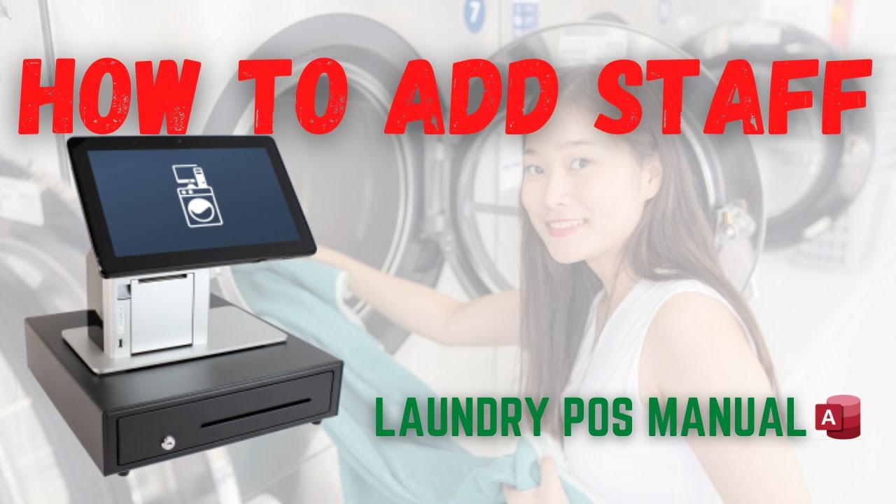 HOW TO ADD STAFF OR EMPLOYEE || Laundry POS Manual || MS Access ...