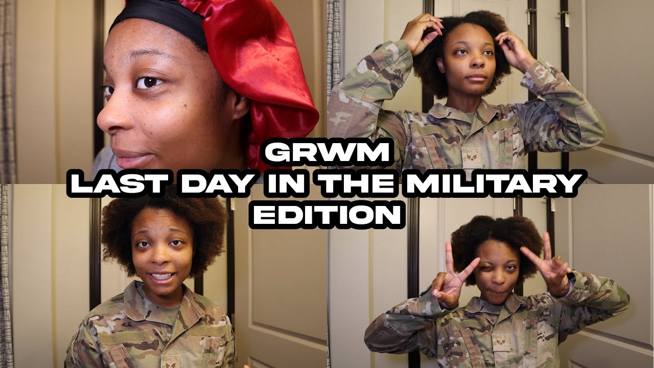 GRWM Last Day in the Air Force Military Edition | morning routine ...