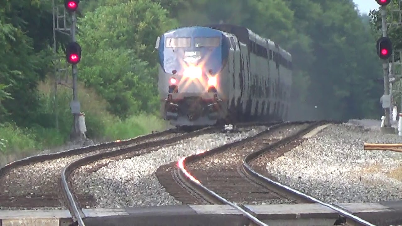Amtrak Capitol Limited 30 at Shenandoah Junction, WV 07/09/19 - YouTube