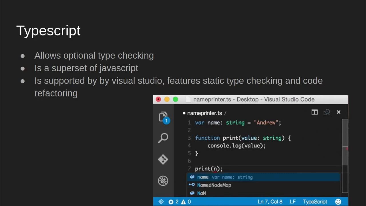 Capstone presentation - Javascript transpilers - YouTube
