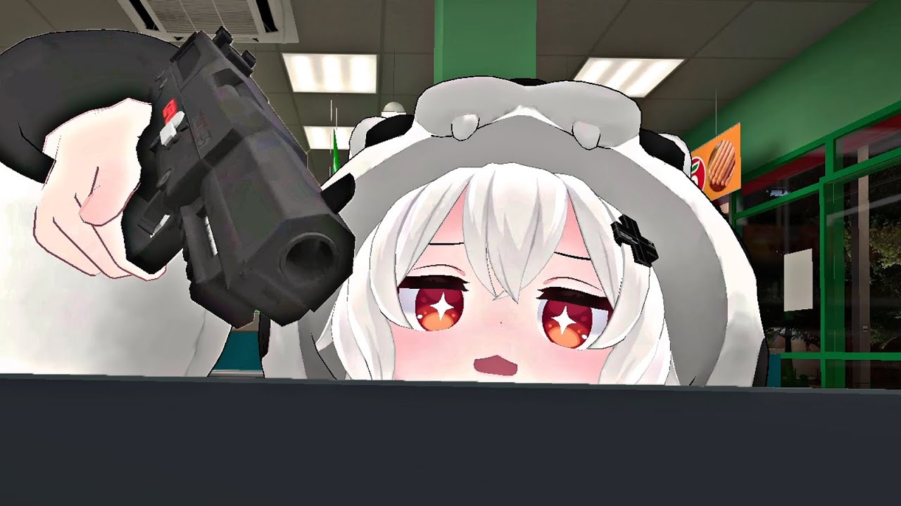 Robbery on my first day at work - VRChat - YouTube