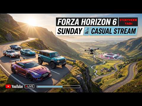 🔴 LIVE 🚗 Forza Horizon 6 Sunday Stream | JOIN THE CONVOY! 🏁 FH6 Multiplayer, Car Meet, Free Roam,