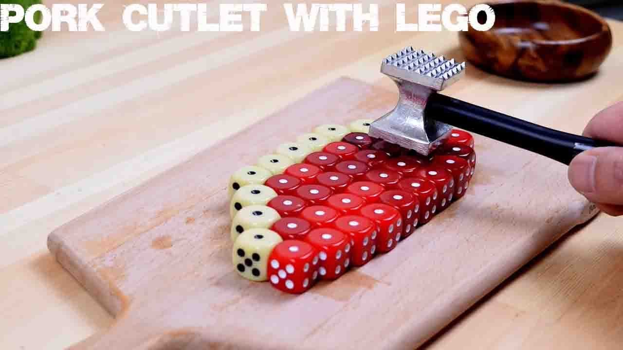 Pork cutlet with lego - YouTube
