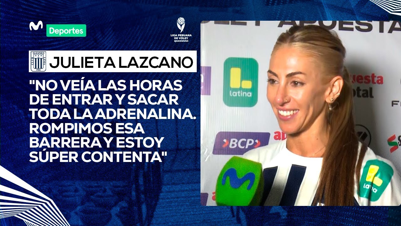 JULIETA LAZCANO DEBUTÓ con la camiseta de ALIANZA LIMA | LIGA PERUANA ...