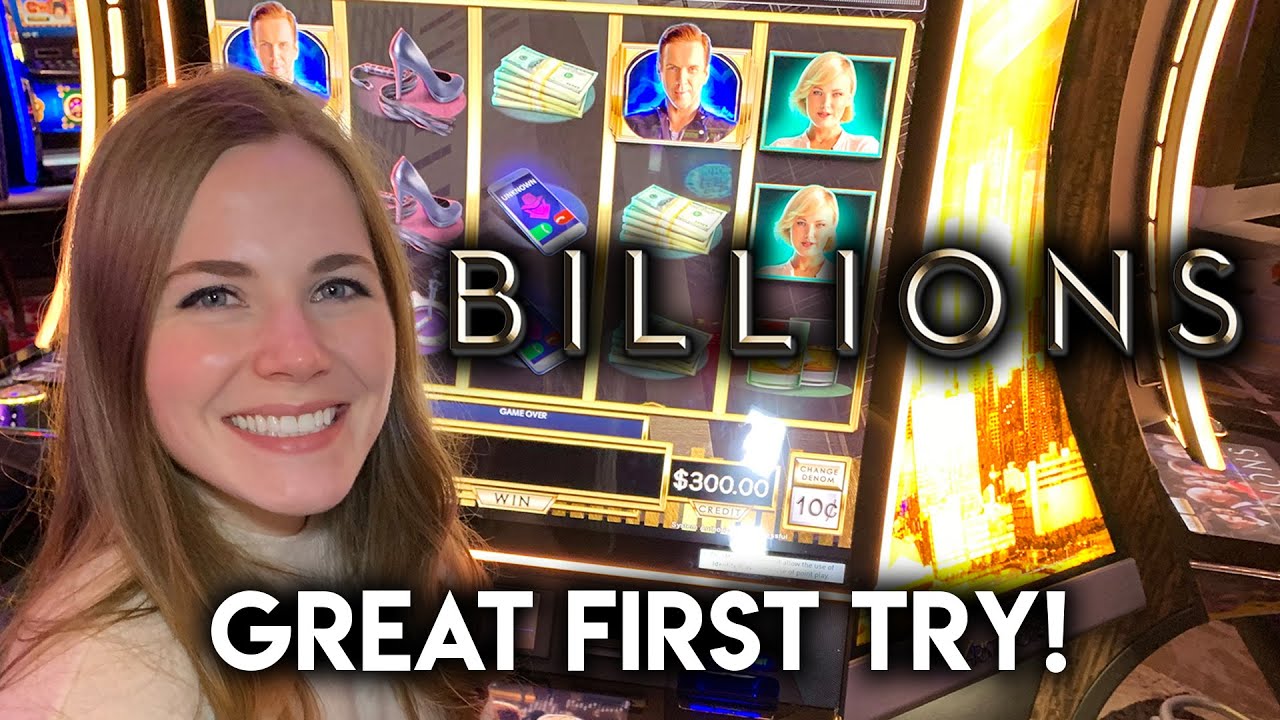 First Time Trying BILLIONS! Slot Machine! Wheel Bonus Free Games ...