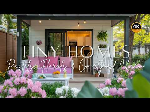 2025 Shabby Chic Meets Minimalist Luxury: Tiny Homes with Pastels, Florals & Courtyard Charm