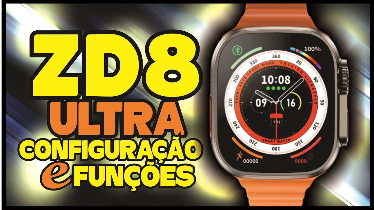 COMO Configurar e Sincronizar SMARTWATCH ZD8 ULTRA (ZORDAI) - Passo a Passo COMPLETO! - YouTube