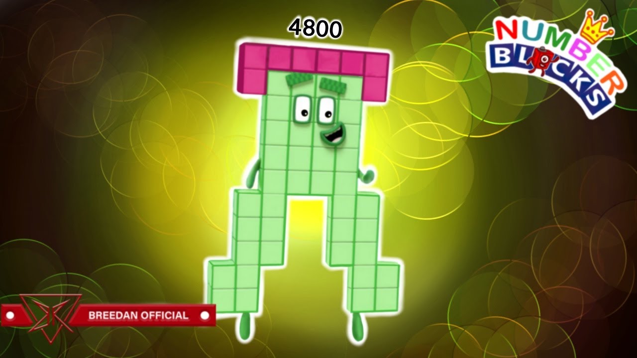 Numberblocks - How Do You Make 4800? New Numberblocks Primary Colours ...