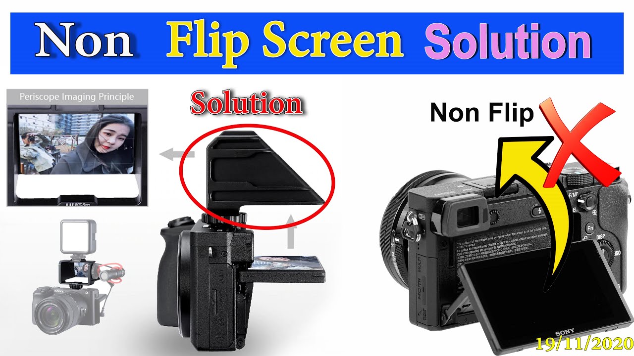 Non Flip Screen Camera Solution for #Mirrorless Camera 💥 - YouTube