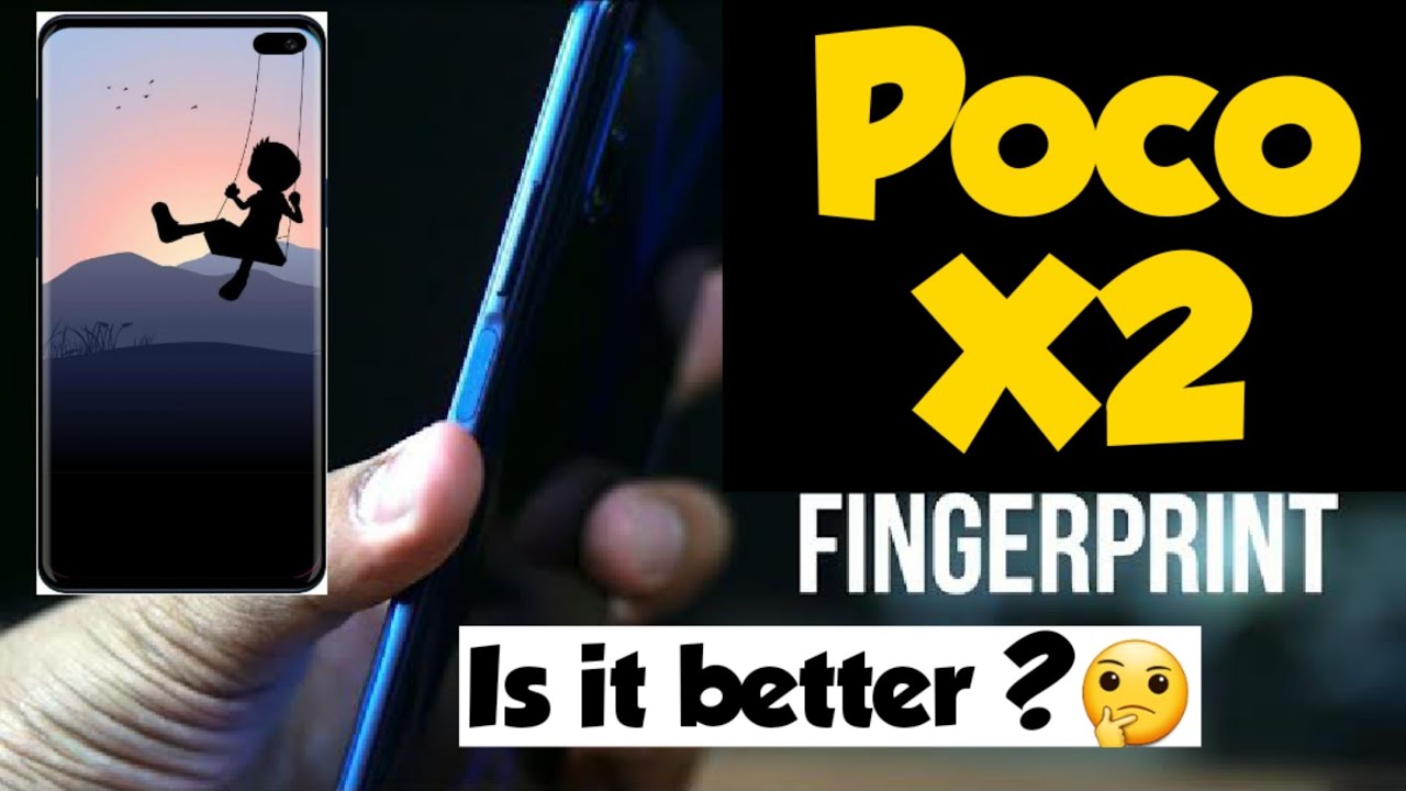 Poco x2 fingerprint sensor is it good or better ..? - YouTube
