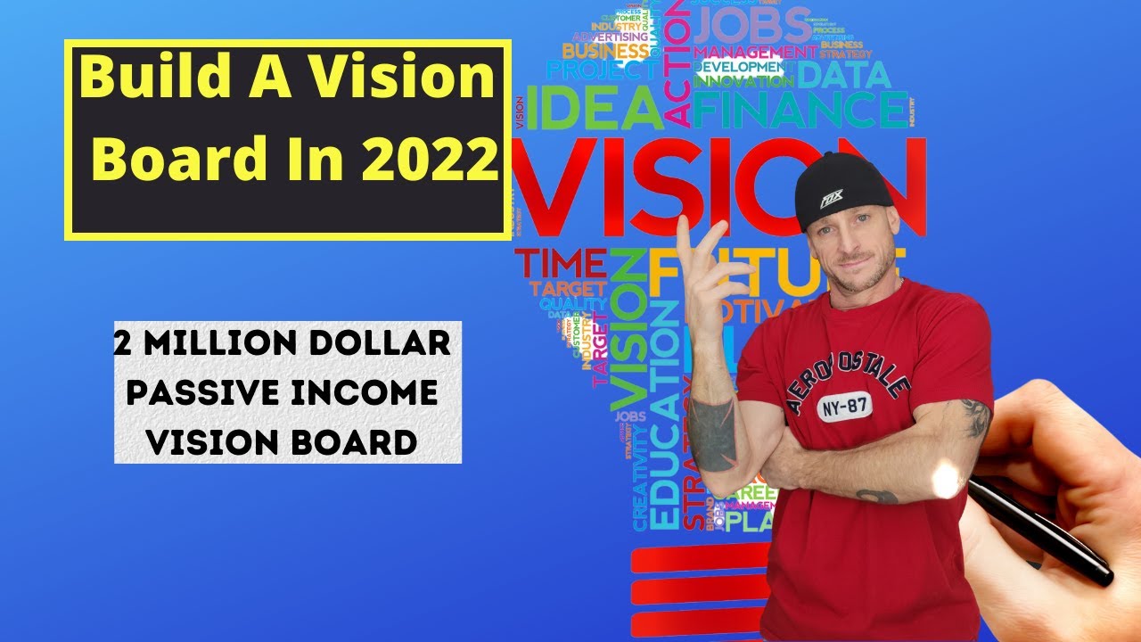 How to make a vision board 2022/2 Million Dollars Passive Income - YouTube
