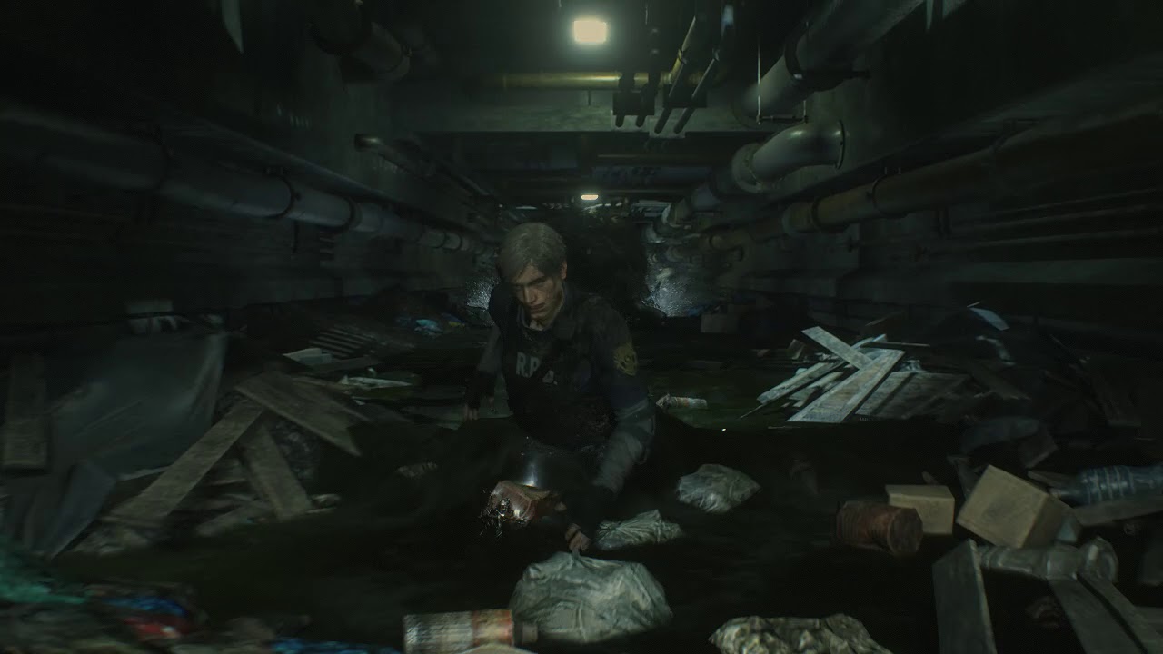 Resident Evil 2 Remake: Crocodile chase! - YouTube