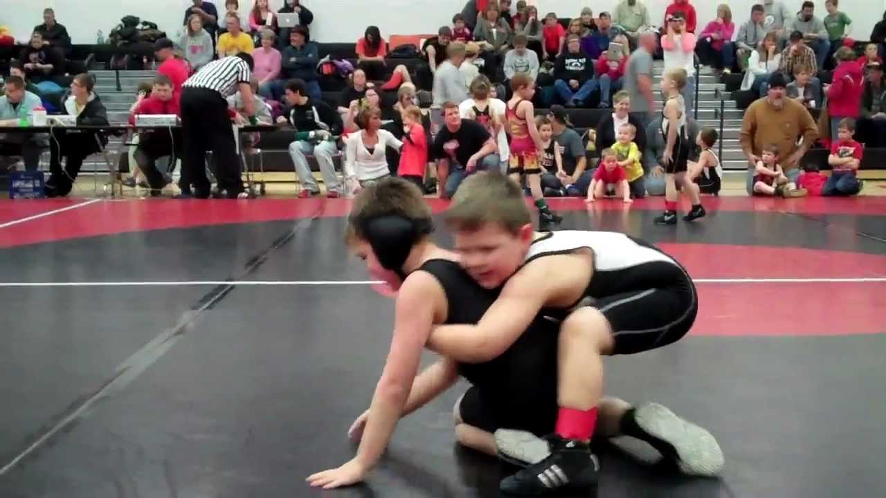 Mason's First Wrestling Match - YouTube