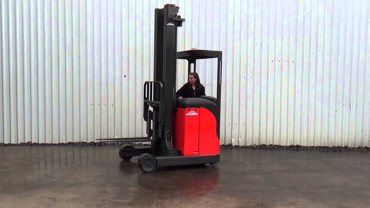 LINDE R14 FORKLIFT TRUCK - YouTube