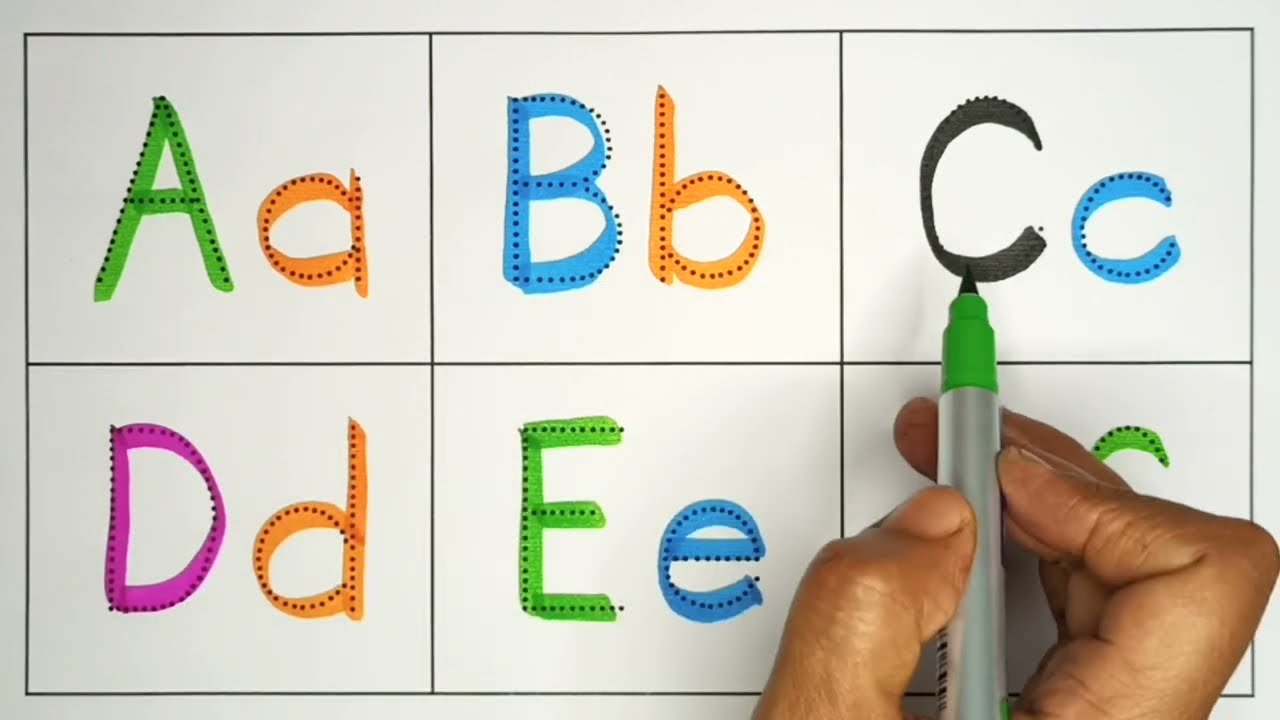 Abc Dotted Tracing, English Alphabet Writing, Preschool learning # ...