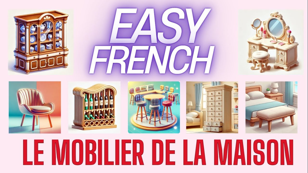 Easy French. Le Mobilier de la Maison - YouTube