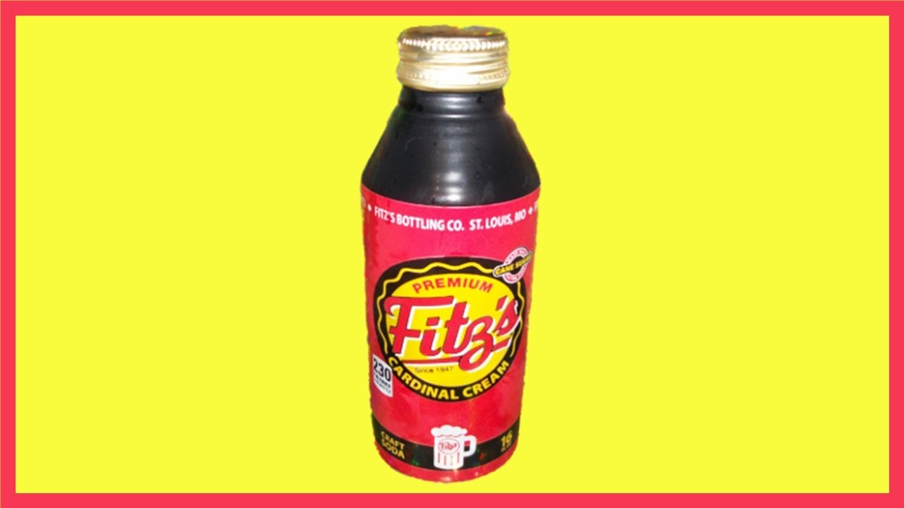 Fitz's Premium Cardinal Cream Soda REVIEW - YouTube