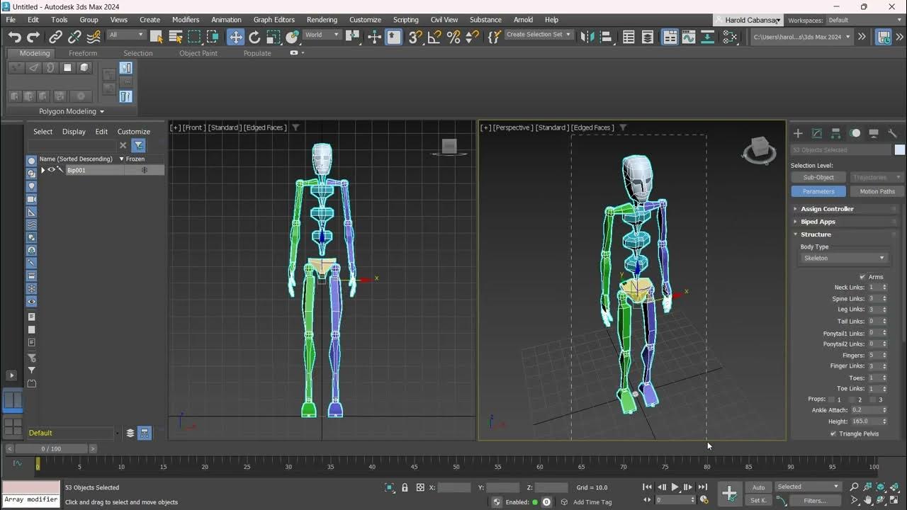 RIGGING BIPED PART01 - YouTube