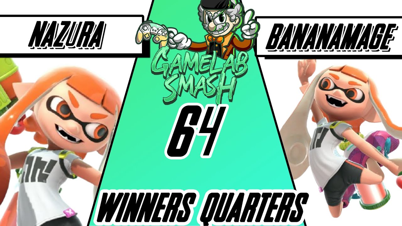 GameLab-Smash #64 Nazura (Inkling) Vs Bananamage (Inkling) - YouTube