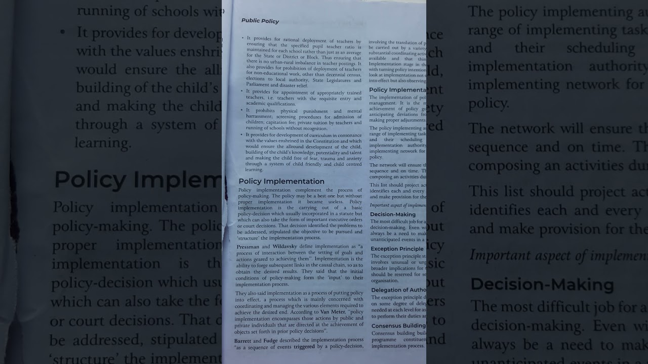 What Is Policy Implementation NOTES FOR UGC NET POLITICAL SCIENCE UGC NET 2021 shorts YouTube what-is-policy-implementation-notes-for-ugc-net-political-science-ugc-net-2021-shorts-youtube