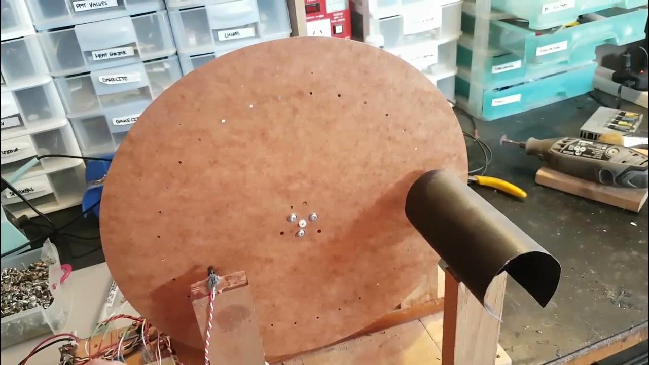 Synchronized Nipkow 32 line disc mechanical TV project (part 2) - YouTube