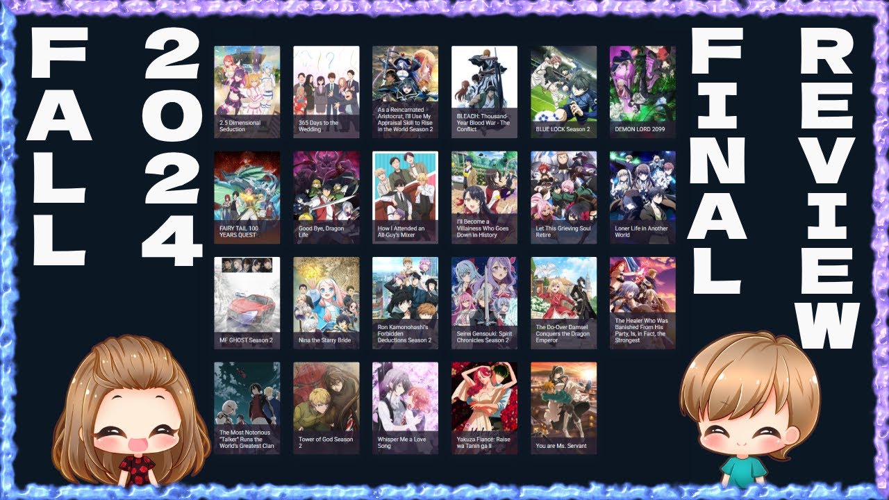 Fall 2024 Anime Season Compilation #animereview - YouTube
