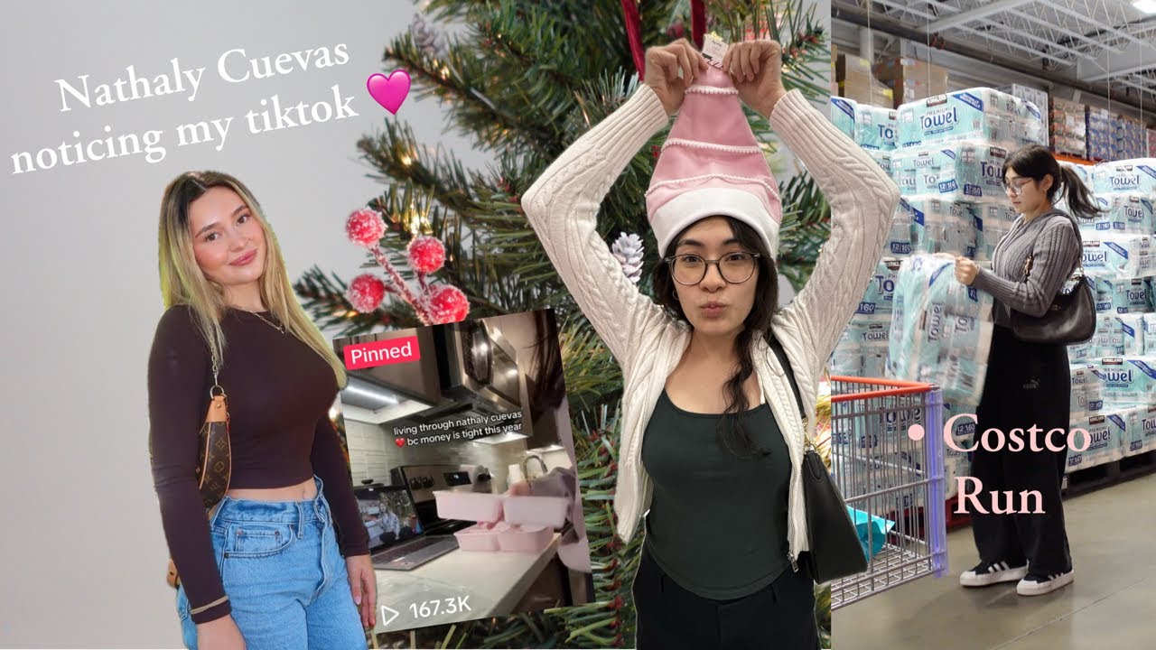 Vlogmas: Days in my Life | nathaly cuevas seeing my TikTok ️, solo ...